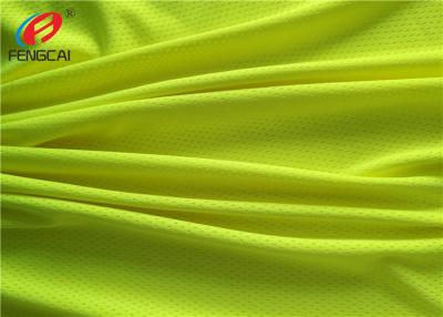 Cina Tessuto materiale dell'alta di visibilità maglia fluorescente del poliestere, maglia elastica per le maglie in vendita