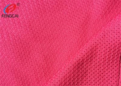 Cina Normale tinto ha tricottato il tessuto dell'indumento del poliestere di Mesh Fabric 100% di sport atletici in vendita
