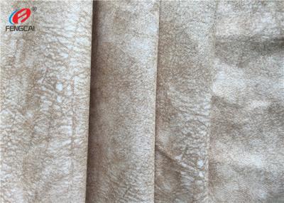 China Polyester Print Sofa Velvet Upholstery Fabric , Velvet Curtain Fabric Make To Order for sale