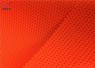 Cina Filo di ordito del poliestere che tricotta l'uniforme di Mesh Fluorescent Material Fabric For della maglia in vendita