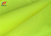 China 100% Polyester Reflective Flame Retardant Fluorescent Mesh Fabric - 155CM Width, 110 GSM Weight for Safety Uniforms for sale