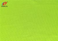 China 100% Polyester Reflective Flame Retardant Fluorescent Mesh Fabric - 155CM Width, 110 GSM Weight for Safety Uniforms for sale