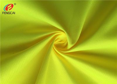 Cina L'alta sicurezza materiale fluorescente riflettente del poliestere conferisce al tessuto in vendita