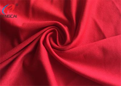 China 180GSM 4 Way Lycra Weft Knitted Single Jersey Polyester Spandex Fabric for sale