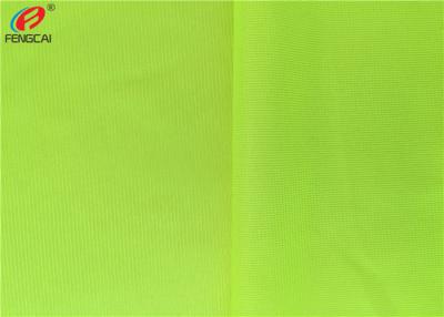 China Yellow Shiny Dazzle 100% Polyester Tricot Knit Fabric For Basketball Uniform for sale