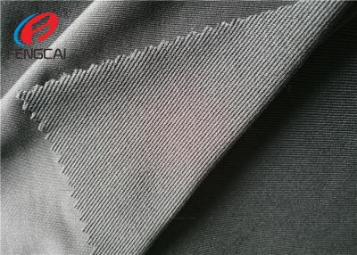 China Waterproof Black Soild Color Twill Fabric 90 Polyester 10 Spandex For Garment for sale