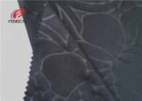 China Embossed Customized Soft Knit Fabric 90% Polyester 10% Spandex 60 Inch Width for sale