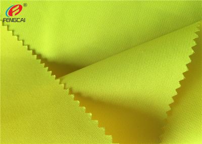 Cina L'alto poliestere di visibilità EN20471 ha tricottato il tessuto materiale fluorescente in vendita