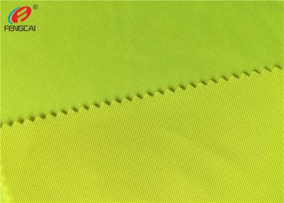 Cina L'alto poliestere di visibilità EN20471 ha tricottato il tessuto materiale fluorescente in vendita
