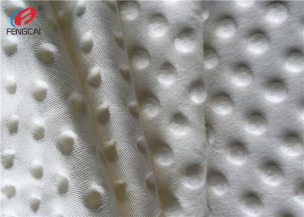 Oeko Tex 100% Polyester Super Soft Minky Dot Minky Plush Fabric