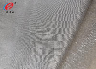 China De glanzende Zilverachtige Kleurenafwijking breit 95 Polyester 5 Spandex-Fluweelstof Te koop