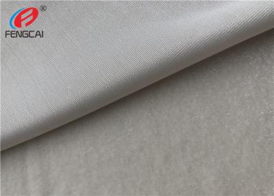 China De glanzende Zilverachtige Kleurenafwijking breit 95 Polyester 5 Spandex-Fluweelstof Te koop