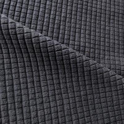 China Warp Knitted Polyester Corduroy Fabric with Customized Color and 180~320g/m2 Weight for Clothing and Home Textile for sale