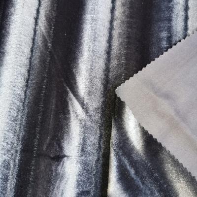 China Brush Pattern Polyester Spandex KS Velvet Fabric 180-300 GSM with 160 CM Width for Garments and Home Textile for sale