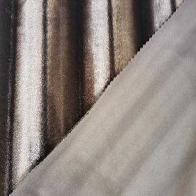 China 92% Polyester 8% Spandex Korean Spandex Velvet Fabric for sale
