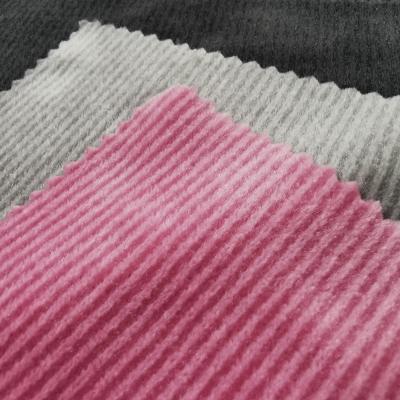 China Super Soft AB Yarn Short Plush velvet Fabric for sale