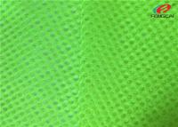 China 54D Polyester Breathable Vest Knitted Fluorescent Fabric 160cm Width 50-120gsm for sale