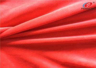 China Anti - Pilling-van de het Fluweelstof van Polyesterspandex Stof van Minky de Rek Gebreide voor Speelgoed Te koop