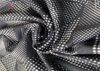 중국 인쇄된 Lycra 수영 직물 90% 폴리에스테 10% 스판덱스 직물 40D + 40D 판매용