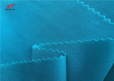 China Tela elástica maçante feita malha urdidura de Lycra do Spandex do nylon 8% da tela 92% da roupa interior de turquesa à venda