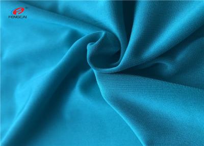 China Tela elástica maçante feita malha urdidura de Lycra do Spandex do nylon 8% da tela 92% da roupa interior de turquesa à venda