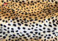China Customized Leopard Print 100% Polyester Minky Plush Fabric 200GSM 165cm Wide for Blanket Toys for sale