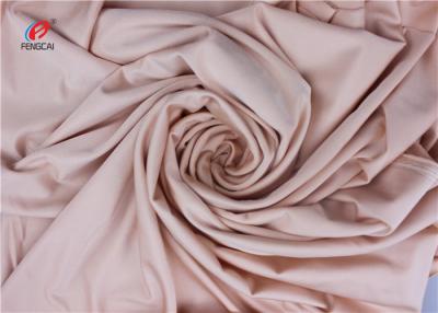 중국 빛나는 단단한 빨간색 4가지 방법 신축성 직물 나일론 Lycra 스판덱스 수영복 요가 직물 판매용