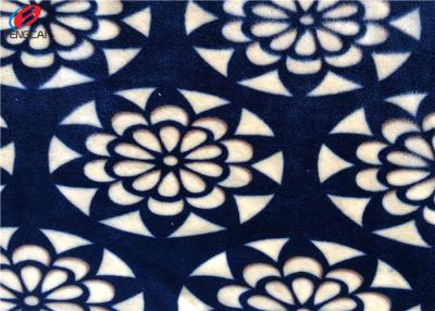 China 92 polyester 8 van de het Fluweelstof van Spandex Koreaanse Gedrukte de Vachtstof Microfiber Te koop
