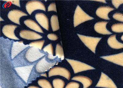 China 92 polyester 8 van de het Fluweelstof van Spandex Koreaanse Gedrukte de Vachtstof Microfiber Te koop