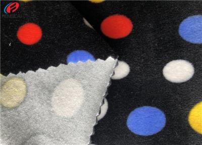 China Punt Gedrukte het Fluweelstof van Polyesterspandex, de Pluchestof van Velboa van de 4 Manierrek Te koop