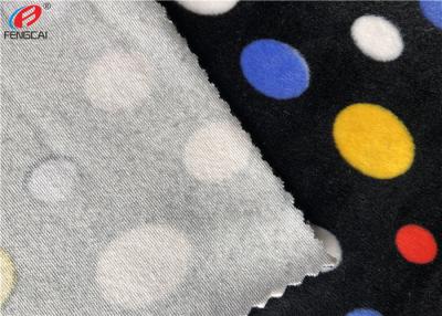 China Tela impressa ponto de veludo do Spandex do poliéster, tela do luxuoso de Velboa do estiramento de 4 maneiras à venda