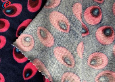China 95% de Stof van het polyester5% Spandex Fluweel drukte de Super Zachte Stof van Pluchevelboa Te koop