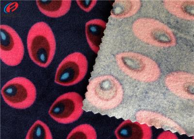 China 95% de Stof van het polyester5% Spandex Fluweel drukte de Super Zachte Stof van Pluchevelboa Te koop
