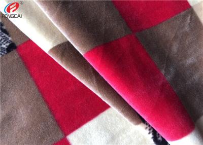China Van de het Fluweelstoffering van polyesterspandex Stof 4 het Huis Textielstof van Minky van de Manierrek Super Zachte Te koop