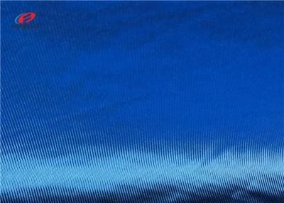 China Planície azul a tela de confecção de malhas tingida da urdidura brilhante brilha a tela para a roupa do basquetebol à venda