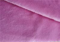 China SGS Standard 59 Inch Pink Velboa Fabric 100% Polyester 200gsm Soft Plush for sale