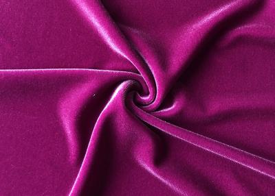 China Het glanzende Verpletterde Vaste lichaam breit de Stof van het Bank250gsm Spandex Fluweel Te koop