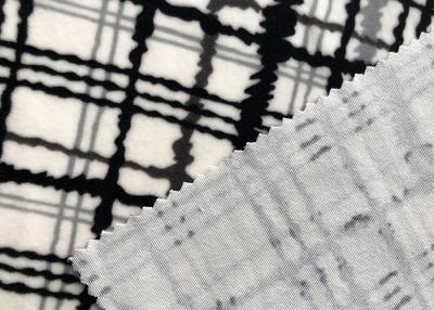 China Breit de polyester Gedrukte Rek Zachte Velboa-Stof voor Kledingstukken Te koop