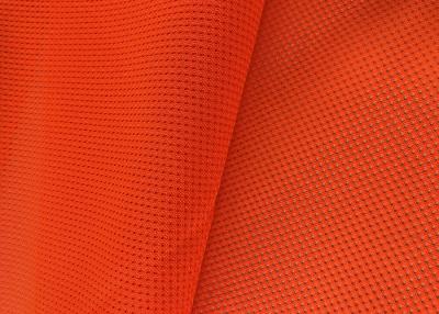 China EN20471 100% Polyester Mesh Knitted Fluorescent Material Fabric Fire Retardant for sale