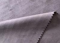 China Solid Dyed Weft Stretch Micro Suede Polyester Fabric For Garment for sale