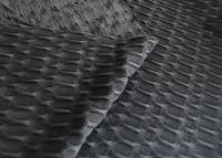 China Irregular Ribbed Jacquard Polyester Spandex Fabric 260gsm 150cm for Running Tights for sale