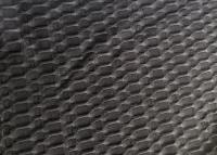 China Irregular Ribbed Jacquard Polyester Spandex Fabric 260gsm 150cm for Running Tights for sale