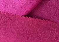 China One Side Brushed Micro Suede Polyester Fabric 152cm Width 150gsm Knitted Textile for Garment for sale