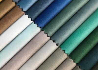 China Print Solid Sofa Holland Velvet Fabric 300gsm Embossed Velvet Upholstery for sale