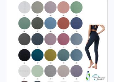 China Polyamid-Löschungs-nackte Sport-Polyester Spandex-Gewebe-Doppelschicht zu verkaufen