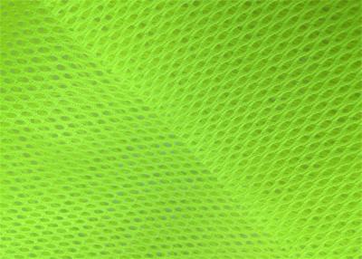 China Uniform Polyester Fluorescent Mesh Fabric Warp Knitted Type for sale