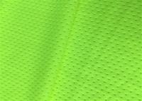 China 100% Polyester Fluorescent Green Reflective Fabric 150cm Width Warp Knitted Safety Vest Material for sale