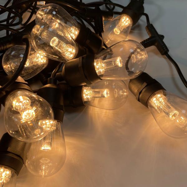 12v 5 - 8W 2700K Ζεστό Λευκό 15m LED Φωτός ράβδου Χριστουγεννιάτικο διακοσμητικό φεστιβάλ Βίντεζ λάμπες Edison Φωτός ράβδος