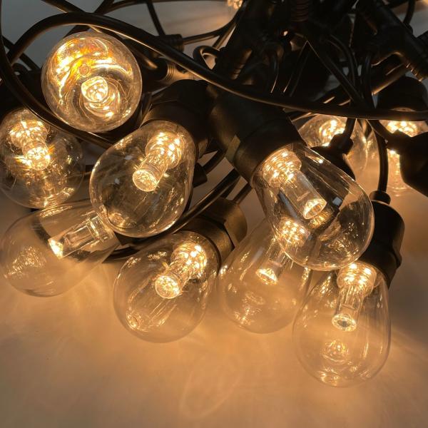 12v 5 - 8W 2700K Ζεστό Λευκό 15m LED Φωτός ράβδου Χριστουγεννιάτικο διακοσμητικό φεστιβάλ Βίντεζ λάμπες Edison Φωτός ράβδος