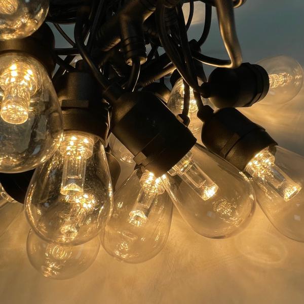 12v 5 - 8W 2700K Ζεστό Λευκό 15m LED Φωτός ράβδου Χριστουγεννιάτικο διακοσμητικό φεστιβάλ Βίντεζ λάμπες Edison Φωτός ράβδος